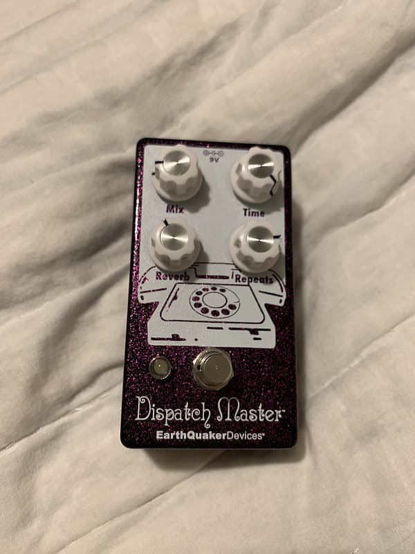 EarthQuaker Devices Dispatch Master Pink/purple glitter | Reverb