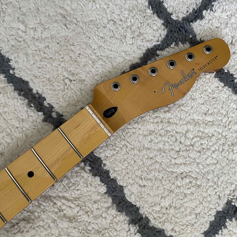 Fender Telecaster Maple Neck 22 Frets fits fender tele body | Reverb