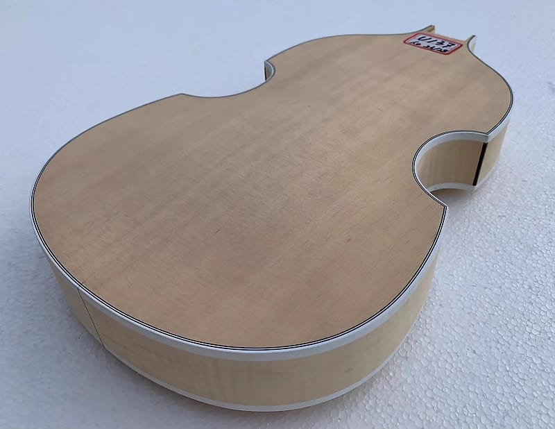 Unfinished 4 String Violin Bass Guitar Body DIY | Reverb Australia