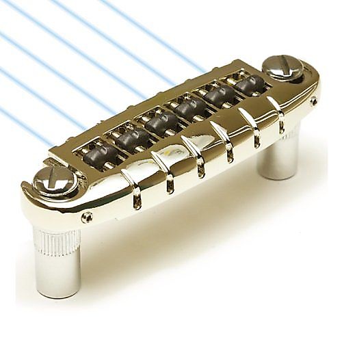 Graph Tech GHOST Loaded ResoMax NW1 NICKEL Wraparound Bridge | Reverb