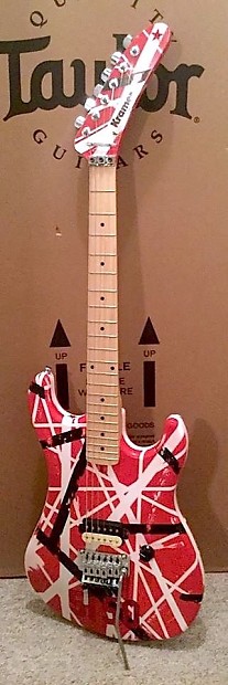 KRAMER 1984 BARETTA REISSUE - CUSTOM "5150" STRIPED RELIC EVH | Reverb