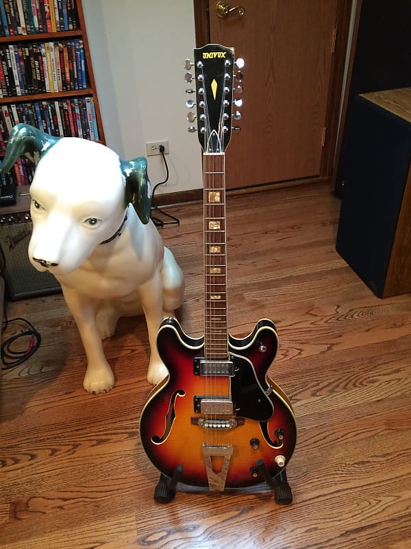 Univox 12 String Guitar Model 1832 – 1960’s Vintage – Tobacco | Reverb