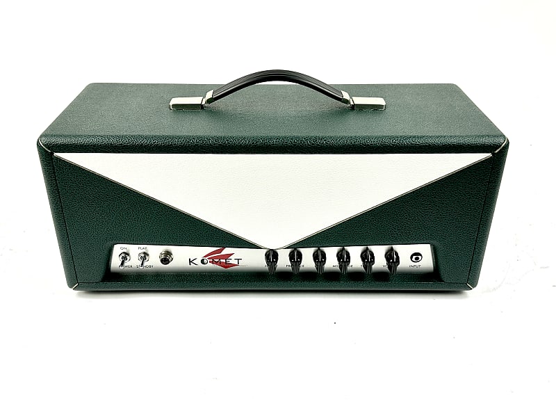 2001 Komet 60 Amplifier Head Green Trainwreck #115 | Reverb