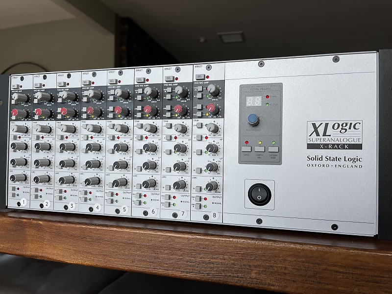 8 channels of SSL VHD input module with X-Rack Chassis *MINT* | Reverb