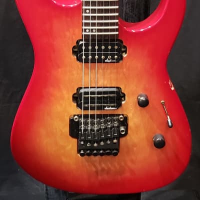 Jackson Dinky Reverse Professional Red Sunburst (USED) | Reverb