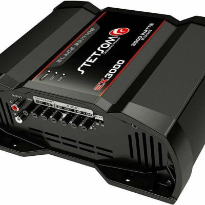 Stetsom EX3000 Black 1-Ohm Mono 1-Channel Digital Amplifier | Reverb
