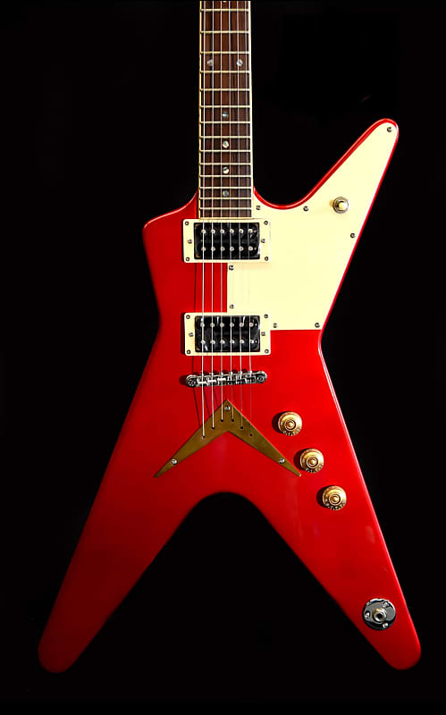 Dean ML 79 Metallic Red Half Pickguard | Reverb