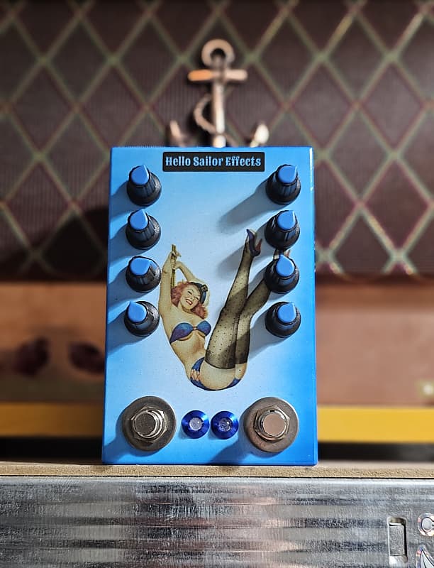 Hello Sailor Effects Dual Delay - Sonic Blue to Lake | Reverb Canada