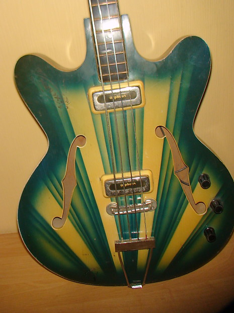 Orfeus Orpheus Hebros Archtop Bass Guitar Vintage | Reverb Australia