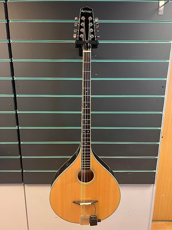 Ashbury Electro Acoustic Gloss Natural Irish Bouzouki | Reverb