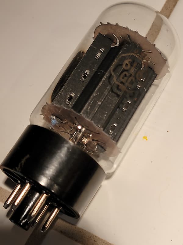 Vintage RCA 6L6GC Black plate power tube | Reverb