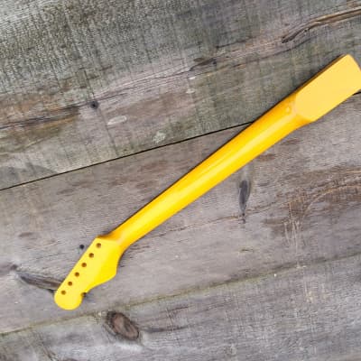 ROOT No inlays Stainless Steel frets GUITAR NECK REPLACEMENT | Reverb