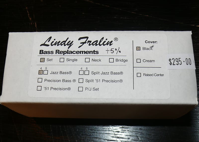 Lindy Fralin Jazz Bass +5% over replacement pickup set | Reverb