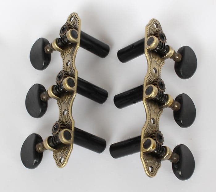 Classic Guitar 3L/3R Machine Heads,Antiqued Brass | Reverb