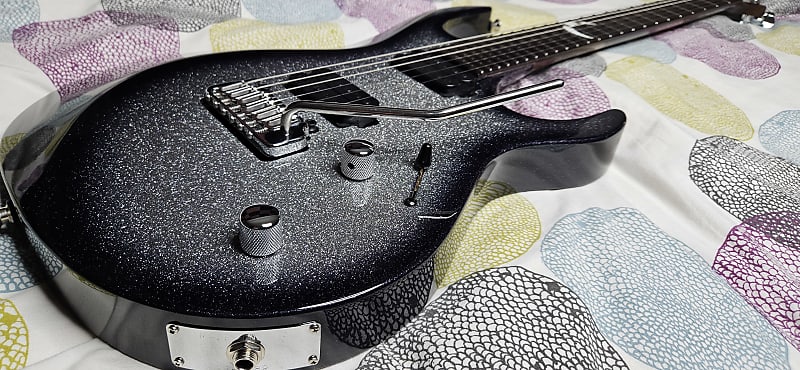 Kiesel Neck-Through Aries 2021 - Metallic Silver Flake/Trans | Reverb