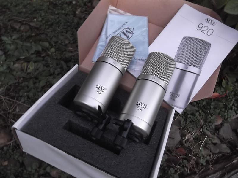 MXL 920 Large Condenser Microphone Pair - Mint! | Reverb
