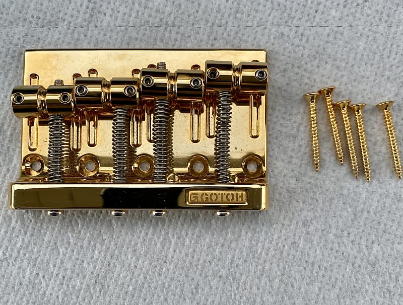 GOTOH Bass Bridge and Graphtech TUSQ Nut 4 String Package | Reverb