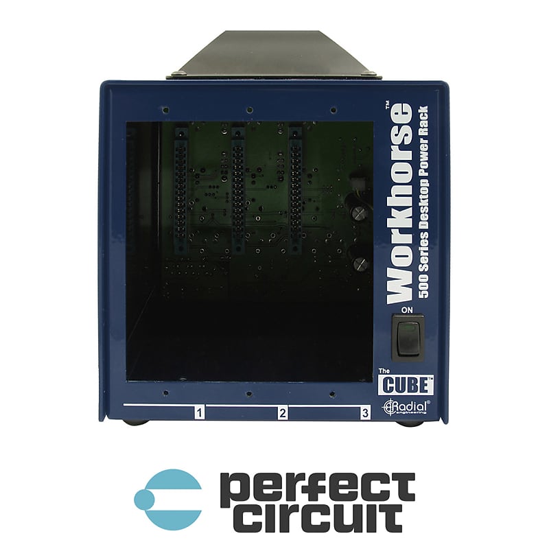 Radial Engineering Cube 3-Slot Lunchbox 500 Series Chassis | Reverb