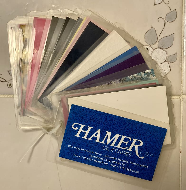 Hamer (USA) Dealer Color Samples 1990’s | Reverb