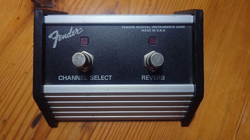Fender Footswitch, 2 Button, Channel/Reverb | Reverb