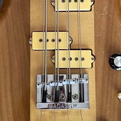 B.C. Rich Bich Bass 8 String 1980 - Natural KOA Wood BC Rich | Reverb