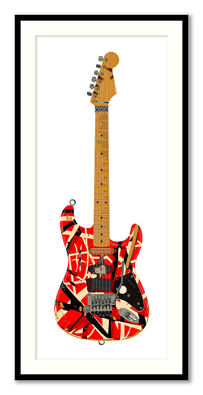 EVH | Eddie Van Halen - "Frankenstrat" | Half scale PRINT | Reverb
