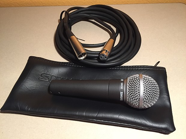 Shure SM 58 Microphone With 20 Foot XLR Microphone Cable | Reverb UK