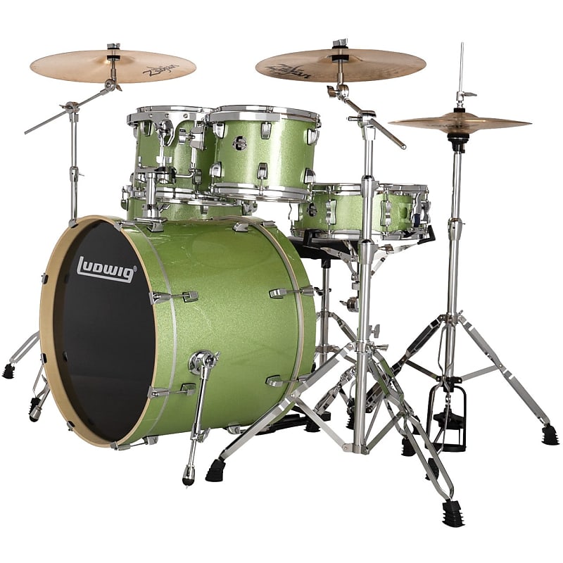 Ludwig Element Evolution 5pc Kit w/ Cymbals and Hardware - | Reverb