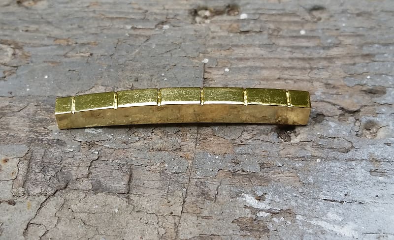 Curved 42mm Brass nut for Stratocaster guitars | Reverb