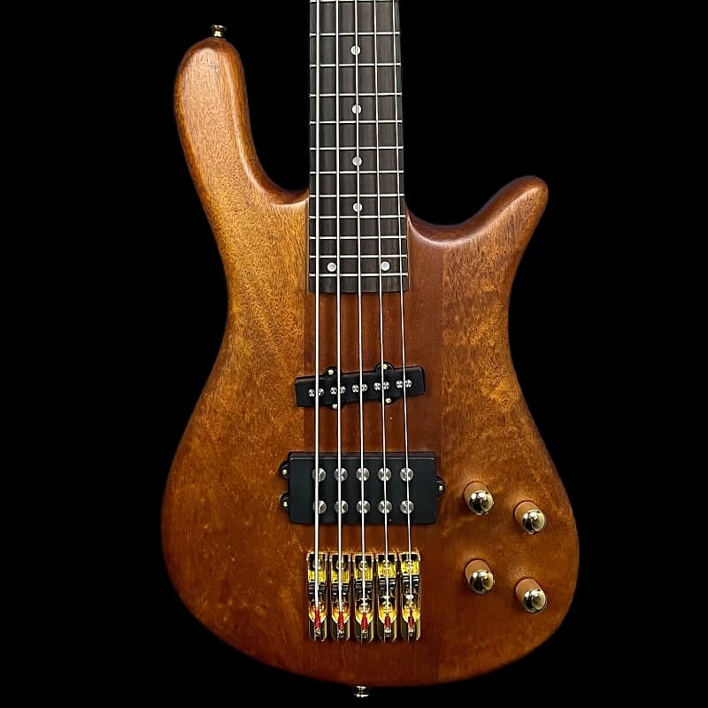 SX SWB5 Active 5 String Bass Guitar in Natural | Reverb
