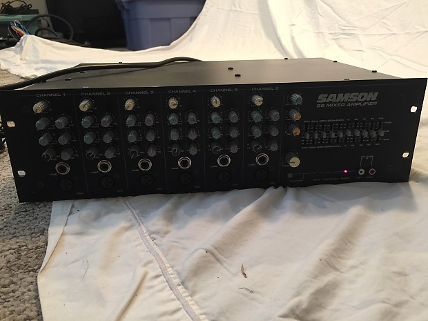 Samson S6 amp/mixer 1998 gray | Reverb