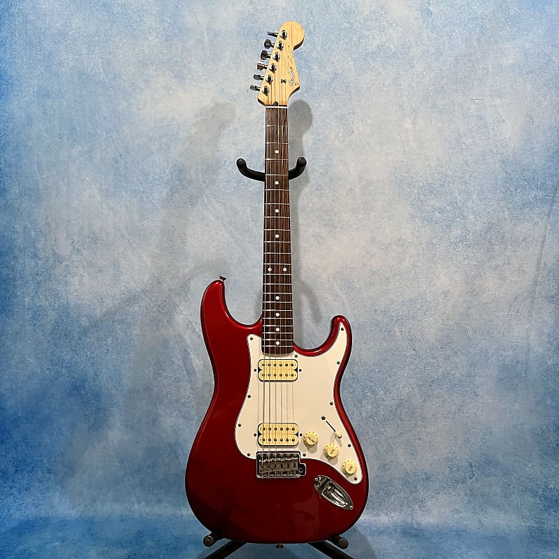 1999 Fender Medium HH Stratocaster Candy Apple Red | Reverb Canada