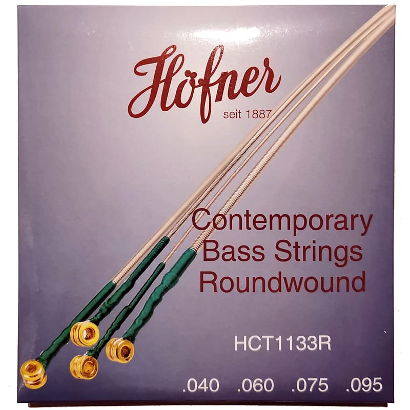 Hofner Bass Strings - Contemporary - roundwound (040-095) | Reverb
