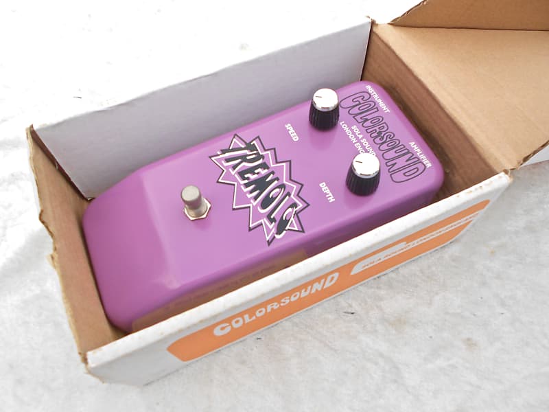 Colorsound Tremolo Sola Sound made UK guitar effect pedal | Reverb