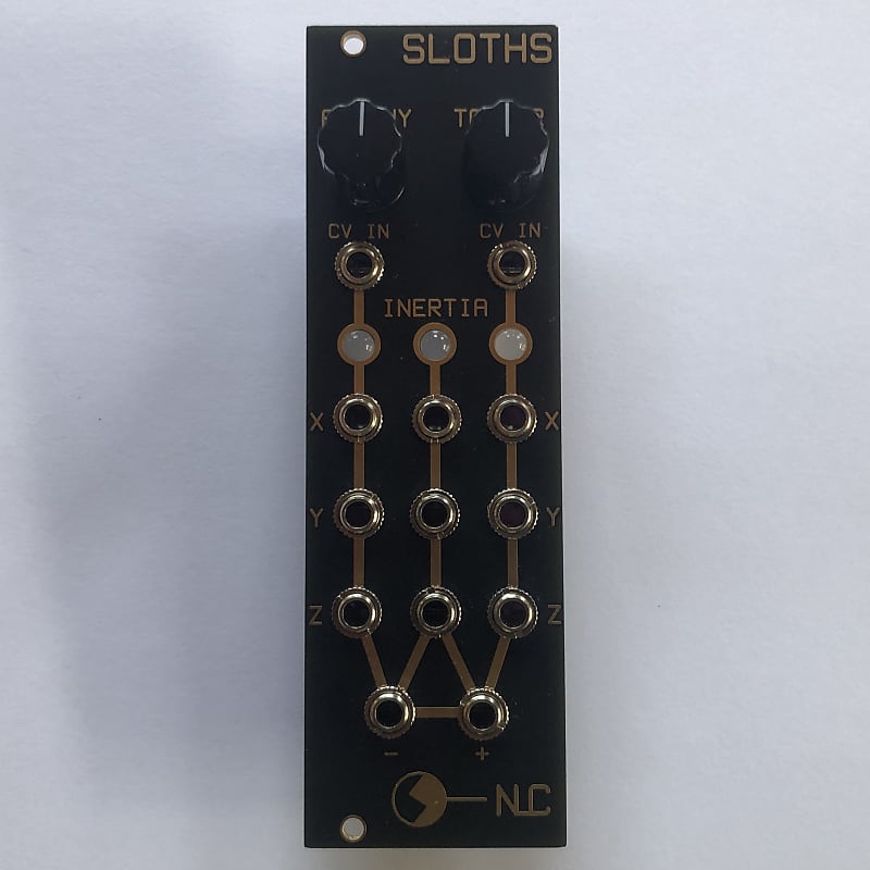 Nonlinearcircuits Triple Sloths Eurorack Black/Gold 2022 - | Reverb