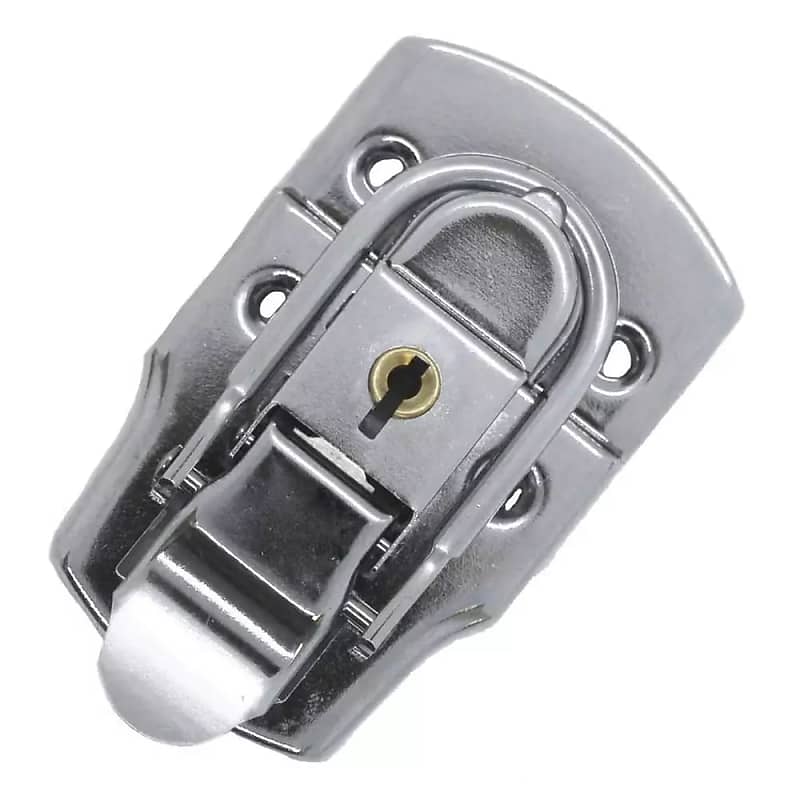 Mid-Size Lockable Briefcase Style Latch With Keys Nickel | Reverb