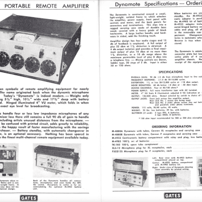 Vintage Gates M-4880 Dynamote 4-Channel Tube | Reverb Australia