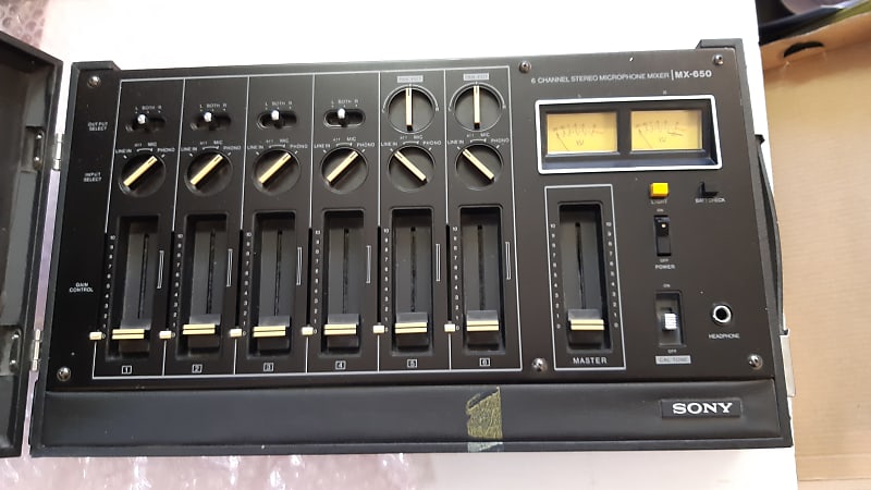 SONY MX-650 6 channel stereo microphone mixer - ungestestet | Reverb