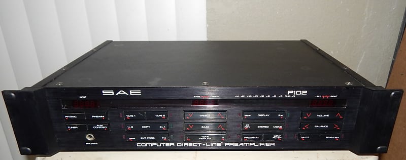 SAE P102 vintage stereo preamplifier | Reverb