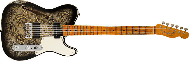 FENDER - Limited Edition Dual P90 Tele Relic Maple Neck Black | Reverb