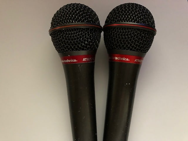 Pair Audio-Technica ATM27HE Hypercardioid Dynamic Microphone | Reverb