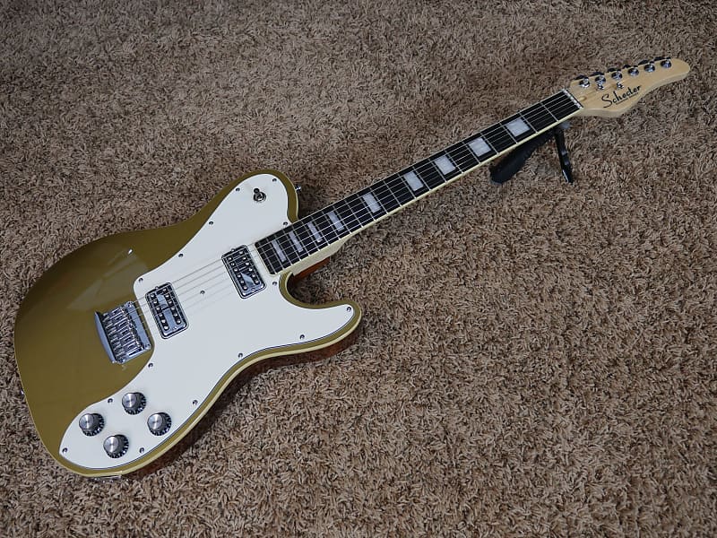 Video! 2020 Schecter PT Fastback Goldtop (T-Style) | Reverb Australia