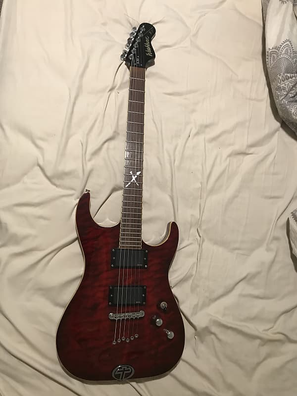 Washburn X50 Trans red maple | Reverb