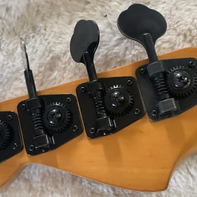 Warmoth blue flamed maple body black esp hardware , | Reverb France