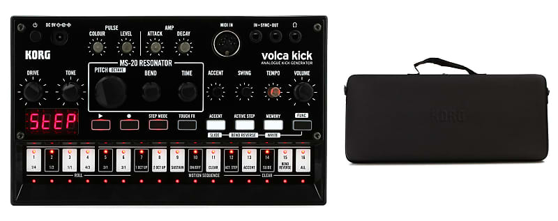 Korg Volca Kick Analog Bass/Kick Generator Bundle with Korg | Reverb