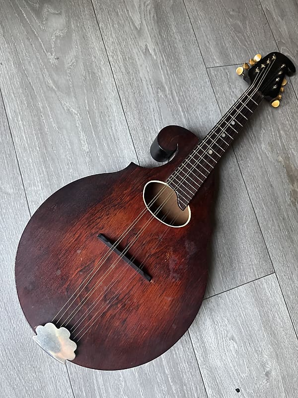 Regal F-Style Mandolin Reverse-Scroll 1930s - 2 point - | Reverb