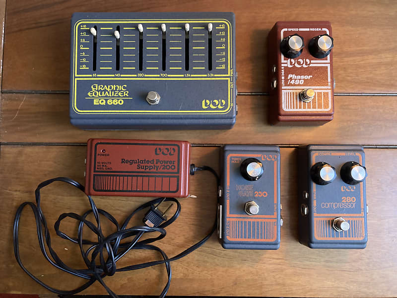 Vintage Set of DOD 280, 230, 490, 660 (with Power Supply) | Reverb