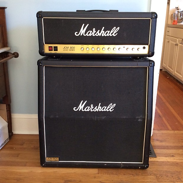 Vintage Marshall JCM 800 50watt reverb 1987 stack 1960a | Reverb UK