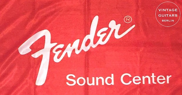 ! Fender Sound Center Flag/Banner - mint - rare ! | Reverb