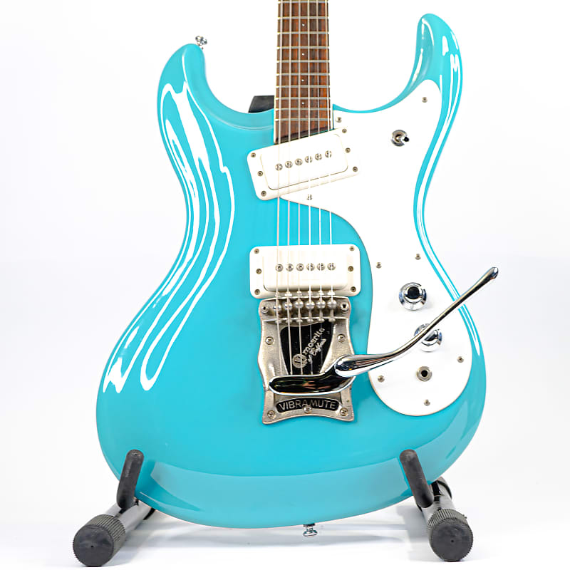 Mosrite “The Ventures” Model w/ Vibey California Blue | Reverb UK